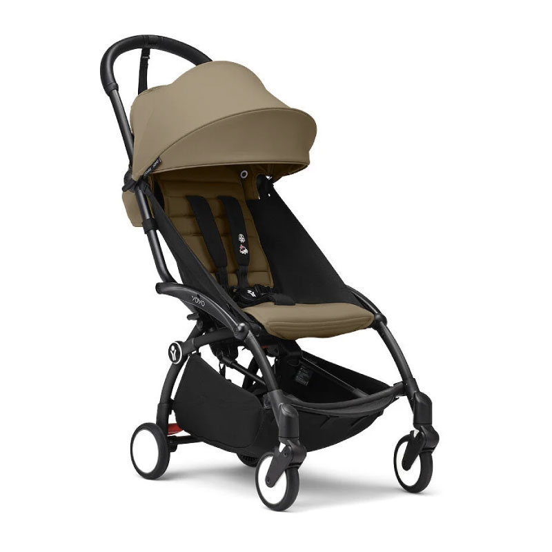 Stokke Yoyo3 Black Frame Stroller with 6m+ Color Pack