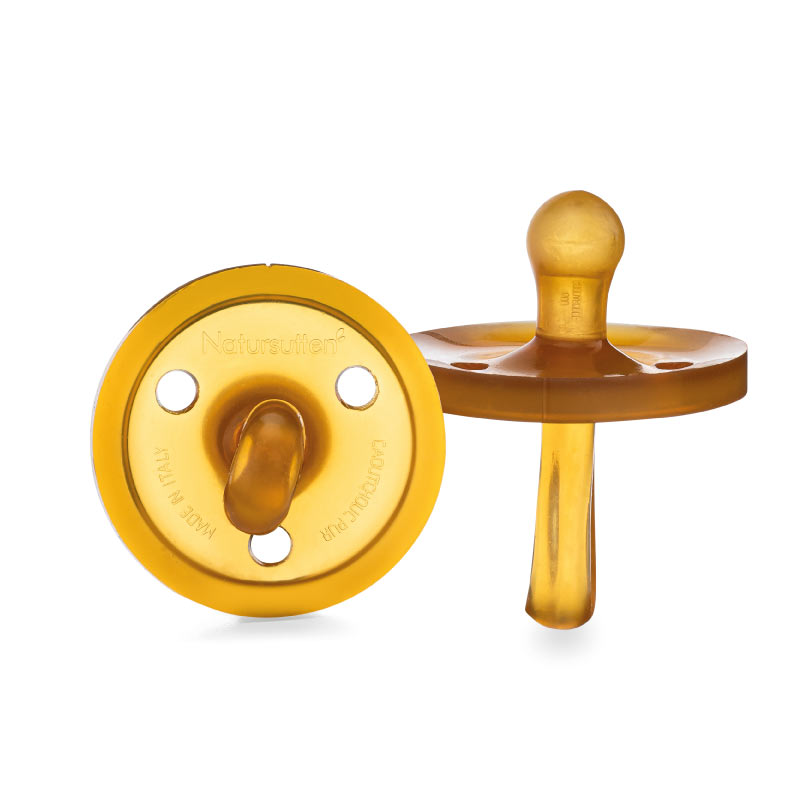 Natursutten Natural Rubber Original Rounded Pacifier - 2 Pack - Paper ...