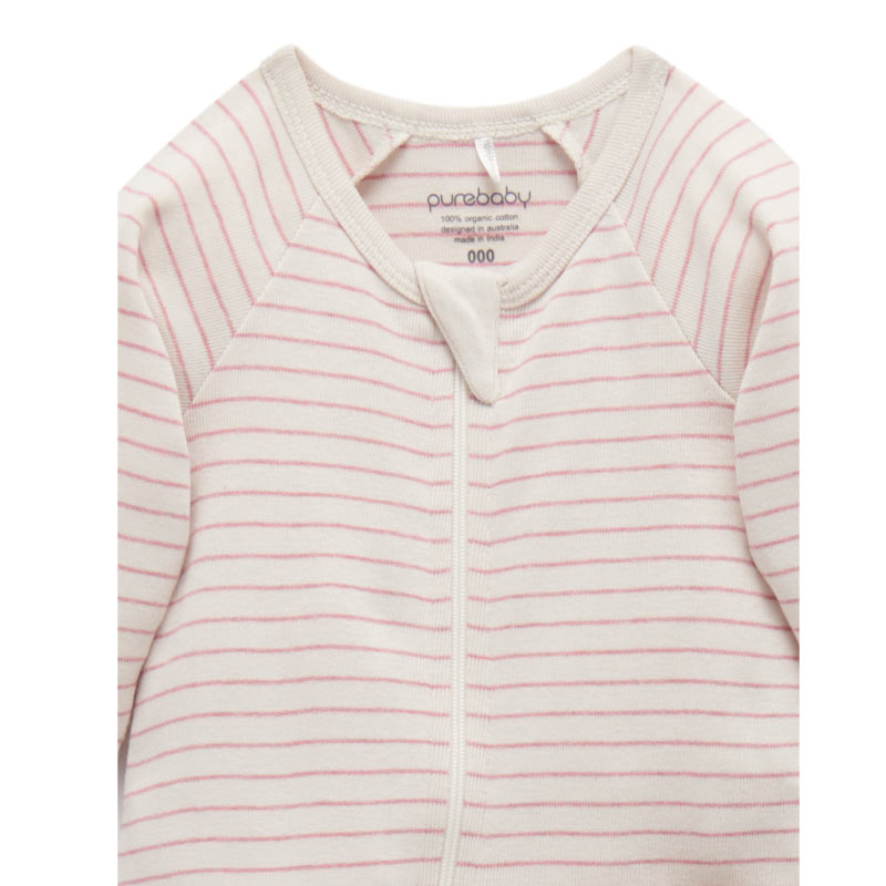 Purebaby Cosy Knits 2 Pack Zip Growsuit - Paper Planes Baby & Child