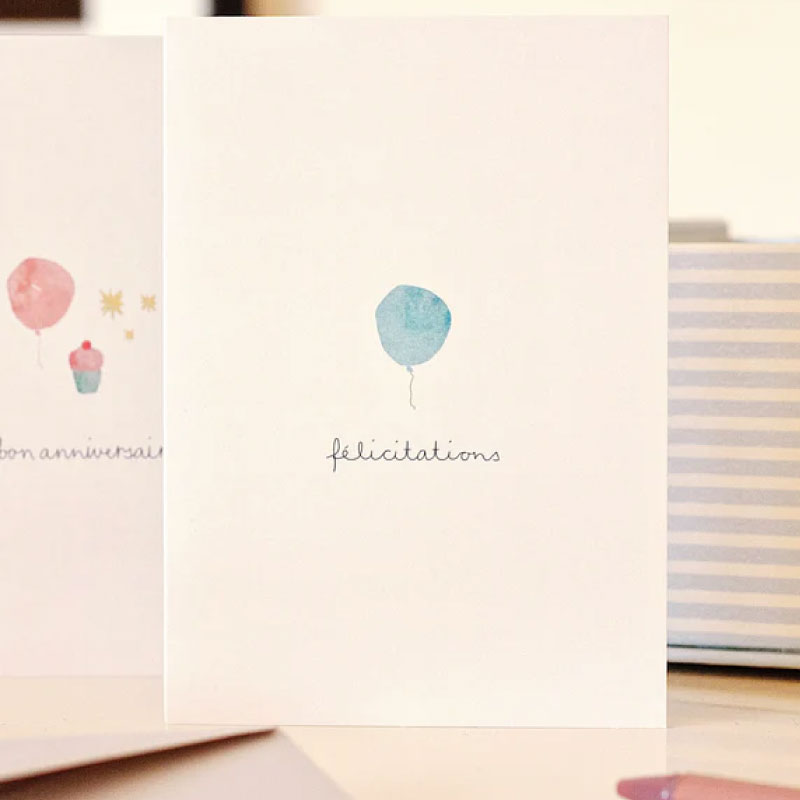 Specialday Congratulations Card - Blue Balloon - Paper Planes Baby & Child