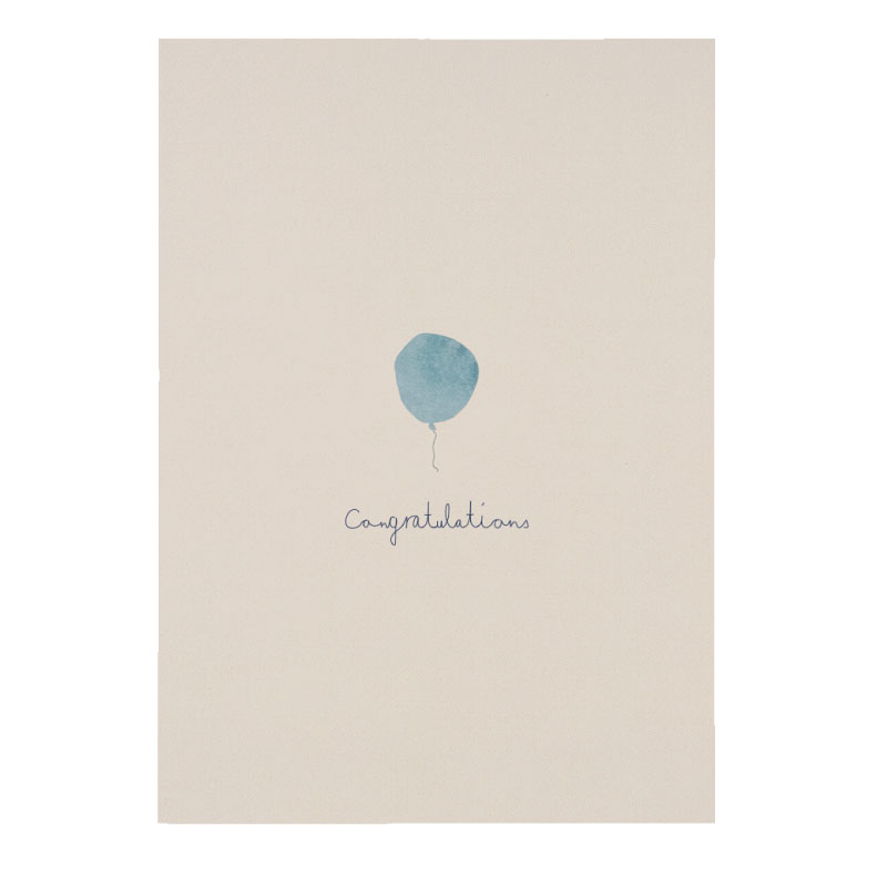 Specialday Congratulations Card - Blue Balloon - Paper Planes Baby & Child