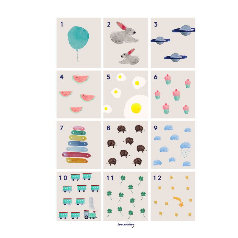 Specialday My Numbers Poster - Paper Planes Baby & Child