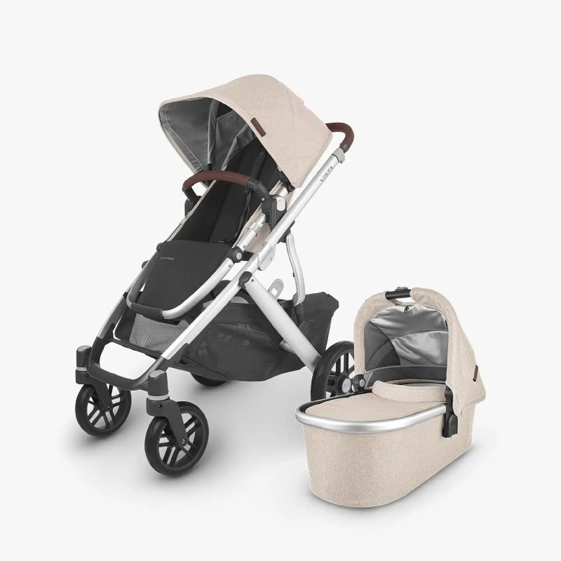 UPPAbaby Vista V2 Stroller Silver Frame - Paper Planes Baby & Child