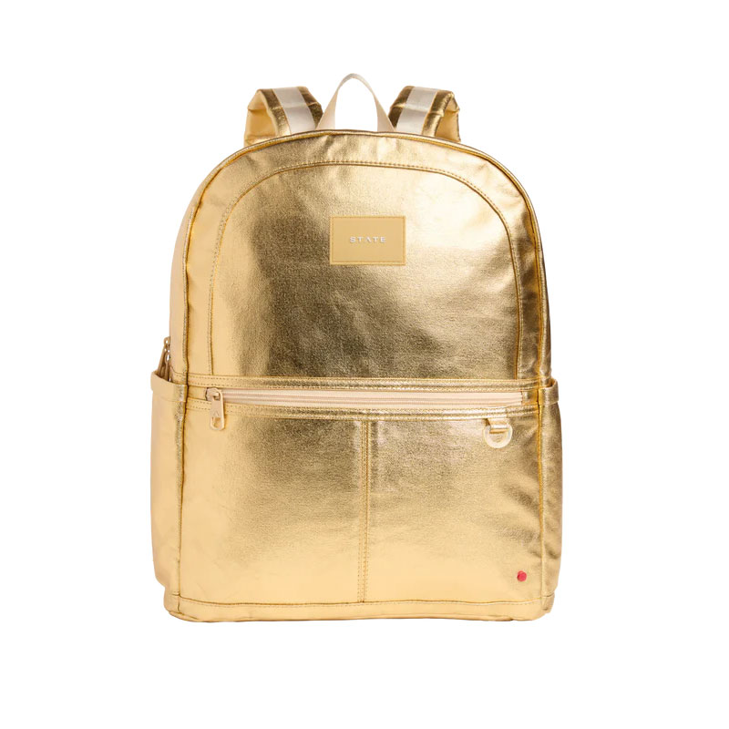 STATE Kane Double Pocket Backpack Gold - Paper Planes Baby & Child