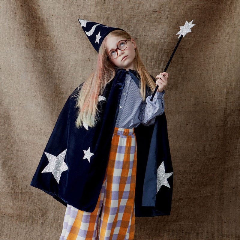 Meri Meri Blue Velvet Wizard Costume - Paper Planes Baby & Child