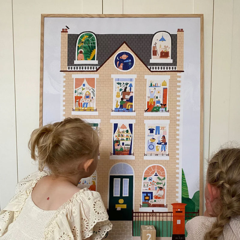 House Art Print - Paper Planes Baby & Child