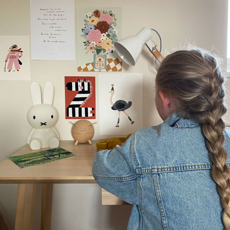 Minibeau Party Ostrich Art Print - Paper Planes Baby & Child