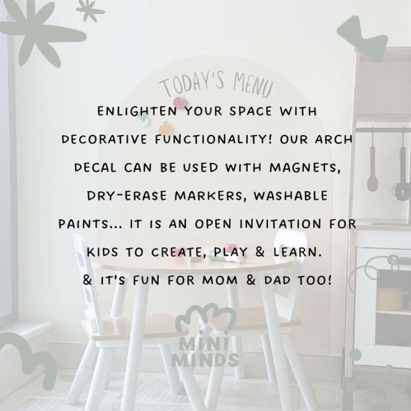 Mini Minds Multifunctional Wall Decal Mindful - Grey - Paper Planes ...