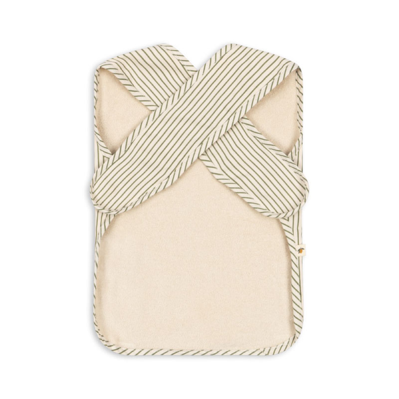 Konges Slojd Comea Big Bib - Tea Stripe - Paper Planes Baby & Child