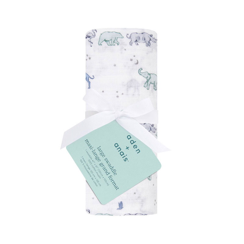 Aden + Anais Cotton Muslin Large Swaddle Rising Star - Paper Planes ...