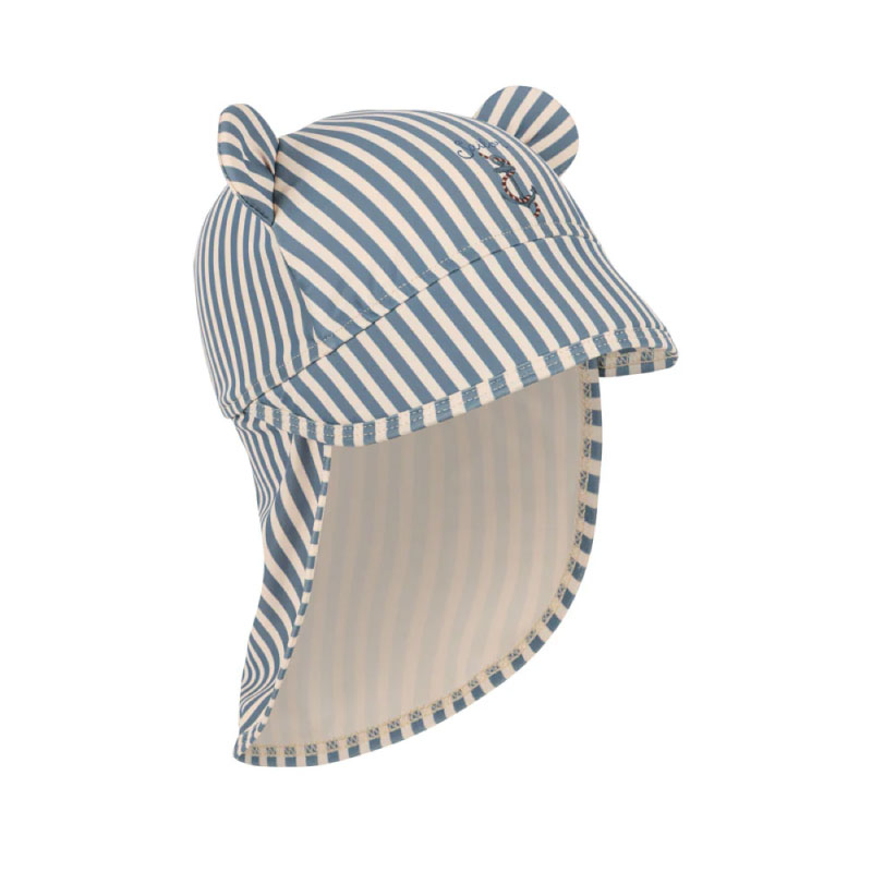 Konges Slojd Aster Bear Sun Hat GRS Sailor Stripe - Paper Planes Baby & Child