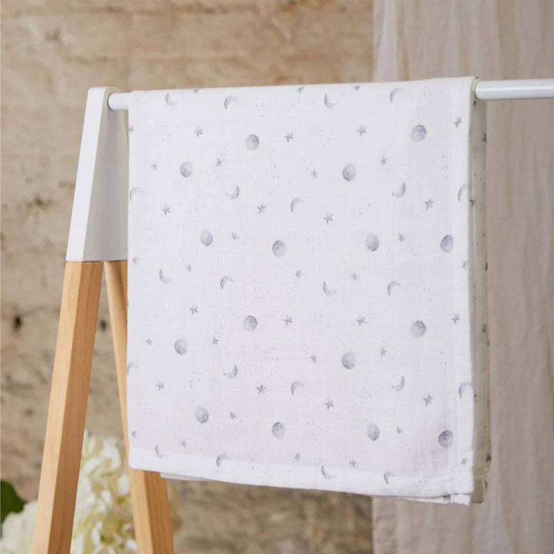 Rosa & Blue Starlit Moon Original Muslin Squares Gift Set - Paper ...