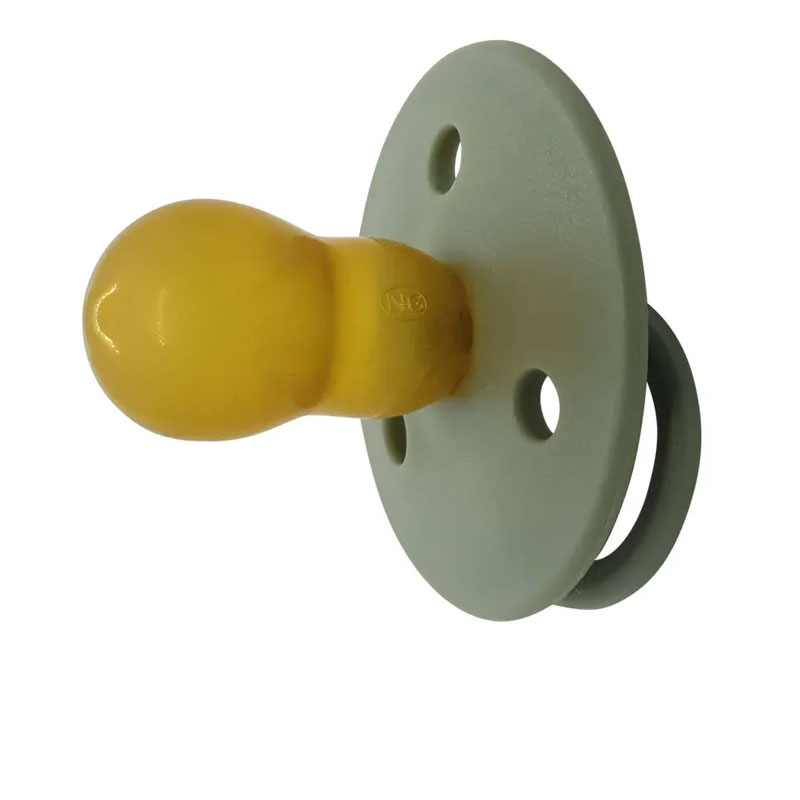 Mininor 2pcs Round Pacifier Latex 6M+ - Green - Paper Planes Baby & Child