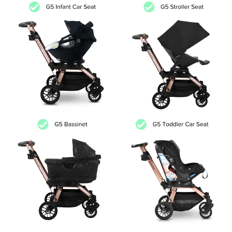 Orbit Baby G5 Black Frame Stroller - Melange Grey - Paper Planes Baby ...
